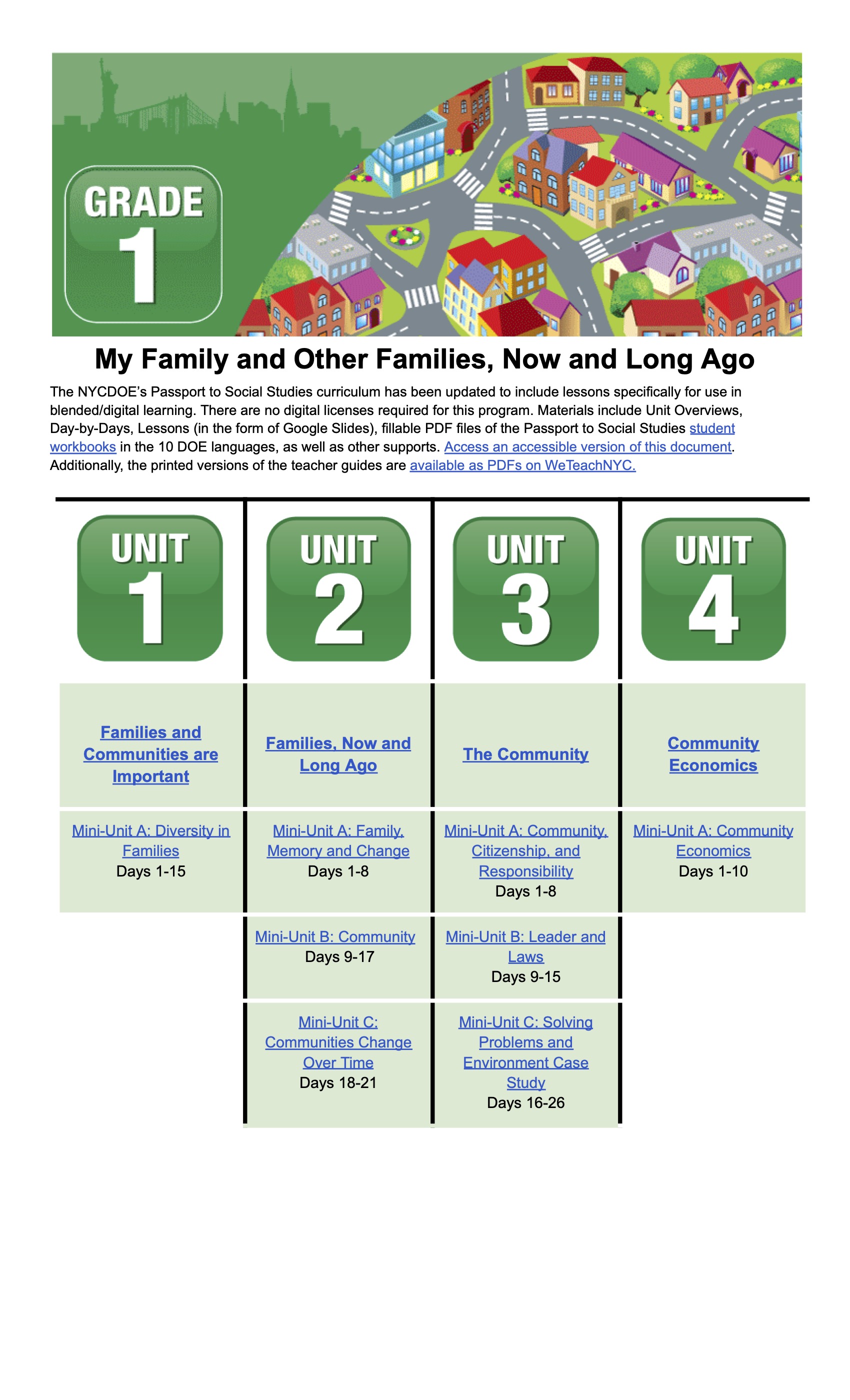 School Curriculum – PS/MS 315 The Lab School for Children